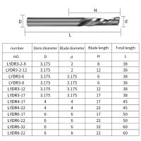 China YINGBA Custom Solid Carbide Aluminium End Mill 1.5mm Cnc Router Bit for Aluminium Milling Cutter 3.175 -12mm for sale