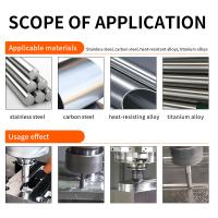 China YINGBA Custom CNC Cutting Tool Blue Nano Coating Endmill Carbide 4 Flutes  for Carbon Steel Stainless Steel Metal Milling Cutter for sale