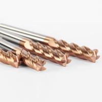 China High Temperature Tungsten Carbide 4F Carbide End Mills Cutting for Metal Hrc55 CNC Tools Router Bits Spiral Flute Milling Cutter for sale