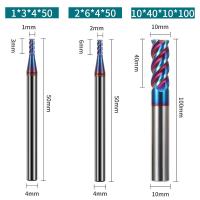 China 2/4 Flutes Solid Tungsten Carbide End Mill HRC 55/60/65/70 CNC Square Face End Milling Cutter Customizable OEM for Metal Fresas for sale