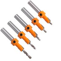 China Wholesale 8 Shank Wood Countersink Router Drill Bit Woodworking Expanding Screw Hole Drilling Milling Cutter for Timber Plastic for sale
