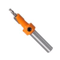China Wholesale 8 Shank Wood Countersink Router Drill Bit Woodworking Expanding Screw Hole Drilling Milling Cutter for Timber Plastic for sale