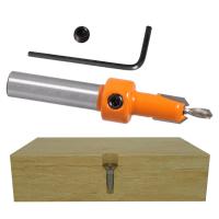 China Wholesale 8 Shank Wood Countersink Router Drill Bit Woodworking Expanding Screw Hole Drilling Milling Cutter for Timber Plastic for sale