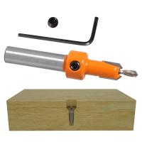 China Online Wholesale  8mm Shank HSS Woodworking Countersink Router Bit Set Screw Extractor Remon Demolition for Wood Milling Cutter for sale