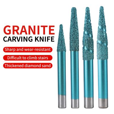 China Precision  Carving Drill Bit Clamp Welding Process Sturdy  Durable  CNC  Stone Carving Milling Cutter for sale