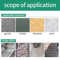 China High Quality CNC Tools Square Vaccum Brazed Stone Engraving Bits Diamond Core Drill Bit Coating Router Bit for Marble for sale