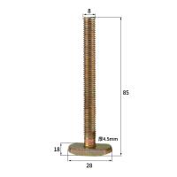 China Customized Size Woodworking Clamps Iron Press Plate Hotels Steel Ba Clamps for sale