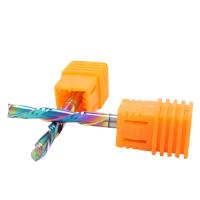 China YINGBA 6mm Solid Carbide Two Flutes Spiral End Mill 2F Down Cut End Mill  Pvc Cutting Fine Processing of Wood CNC Router Bits for sale