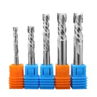 China 3.17 Wholesale 2 Flutes up & Down Cut Spiral EndMill Router Bit Carbide for Wood Ying Wood Two Flute Compression Milling Cutter for sale