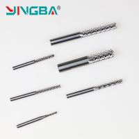 China YingBa 4mm Carbide End Mill CNC Wood Router Bits PCB Alloy Corn Milling Cutter Efficient Wood Cutting Border Tools for sale