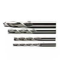 China YingBa Factory Sale 1/8'' Carbide Freza Endmills CNC Wood Router Bit Double Flutes Thread Milling Cutter 3.175mm for Aluminium for sale