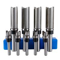 China Factory Customized Cheap Prices CNC Wood Router Bit Tools Woodworking Trimming Milling Cutters With Bearings for sale
