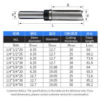 China Factory Customized Cheap Prices CNC Wood Router Bit Tools Woodworking Trimming Milling Cutters With Bearings for sale