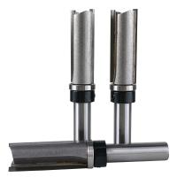 China Customizable Carlide Carrying Woodworking Tools Trimming & Milling Cutters with Bearings Straight End Mill for sale