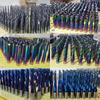 China YINGBA Custom Solid Carbide Two-Flute Spiral Cutter Bit for CNC Router 8mm and 6mm Woodworking Bits for sale