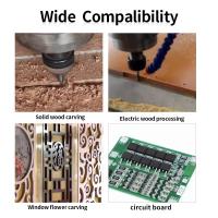 China Carbide Tungsten PCB Cnc Corn Teeth Milling Cutter CNC Router Bits Circuit Boards Carbon Fibre Cutting Tools for sale