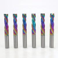 China Hot Sale Tungsten Carbide Cnc Router Bits ForWood Carving  Inserts Carbide  Nano Coating Compression up Cut Down Milling Cutter for sale