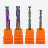 China Hot Sale Tungsten Carbide Cnc Router Bits ForWood Carving  Inserts Carbide  Nano Coating Compression up Cut Down Milling Cutter for sale