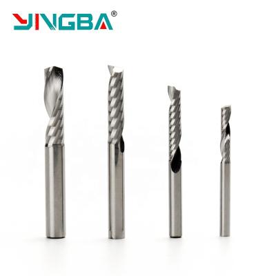 China Good Quality Solid Carbide Single Flute End Mill for Acrylic CNC Router Bit Milling Cutter Online Wholesale Supplier for sale