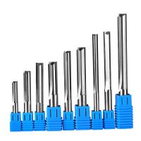 China Two Flutes Straight groove Milling Cutter Carving Machine Cnc Router Bit for Wood Cnc Straight Engraving End Mill for sale