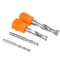 China YingBa Two Flute Spiral End Mill Solid Carbide Wood Working Cnc Router Machine for Wood Milling Cutter Manufacturing Production for sale
