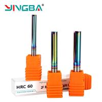 China YingBa Two Flute Straight groove End Mill Solid Carbide Cnc Router Machine for Wood Milling Cutter Online Wholesale Supplier for sale