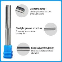 China YingBa Two Flute Straight groove End Mill Solid Carbide Cnc Router Machine for Wood Milling Cutter Online Wholesale Supplier for sale