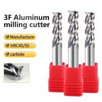 China Yingba 3-Flute Carbide End Mill Cutter for Aluminum High Precision Milling Tool Sharp Milling Blade Cnc Router  Bit for sale
