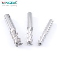 China Yingba 3-Flute Carbide End Mill Cutter for Aluminum High Precision Milling Tool Sharp Milling Blade Cnc Router  Bit for sale