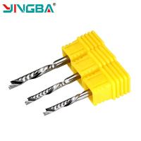 China Online Wholesale Supplier Inserts Carbide Single Flute up Down Cut Compression Bit for Acrylic Milling Cutter for sale
