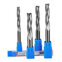 China Manufacturing Production Hard Metal Rough Leather Milling Cutter for Aluminum with Rough and Long Wave Edge Pattern Rough for sale