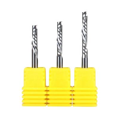 China Hot Selling in China 1F up and Down Cutting Spiral Compression End Mill for CNC Milling Cutter for sale