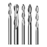 China CNC Router Bits 55 Degrees Tungsten Steel Spherical  Wolfram Steel Spherical Milling Cutter Metal Alloy  Ball End Milling Cutter for sale