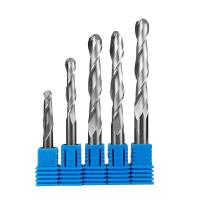 China CNC Router Bits 55 Degrees Tungsten Steel Spherical  Wolfram Steel Spherical Milling Cutter Metal Alloy  Ball End Milling Cutter for sale