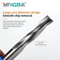China YingBa Solid Carbide Three Flute Rough End Mill for Wood  Key Hole Opener Online Wholesale Supplier Rough Milling Cutter for sale