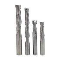 China Hot Sales Good Quality CNC Milling Cutter Carbide Double Edge Spiral Upcut End Mill for Plywood Panel for sale