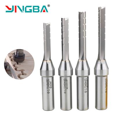 China YingBa Manufacturing Production Three Flute TCT Straight Bit  Solid Carbide for Wood Slotting Cutter End Mill Milling Cutter for sale
