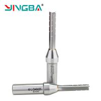 China YingBa Manufacturing Production Three Flute TCT Straight Bit  Solid Carbide for Wood Slotting Cutter End Mill Milling Cutter for sale
