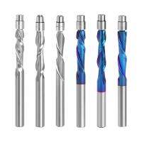 China Yingba Hot Sale Carbide Nano Coating up Compression Flush Trim Router Bit Wood With Bearing Milling Cutter for sale