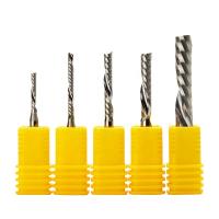China Customizable Single Flute End Mill CNC Cutter Bit for Wood & Acrylic Milling Made of Ying Metal for sale