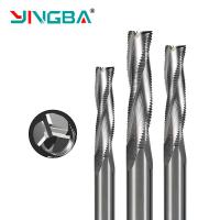China YingBa Online Wholesale Supplier Solid Carbide Three Flute Rough End Mill for Wood  Key Hole Opener Rough Milling Cutter for sale