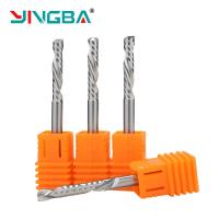 China Yingba Online Wholesale Supplier Tungsten Carbide Single Flute up Down Cut Compression Bit for Acrylic Milling Cutter for sale