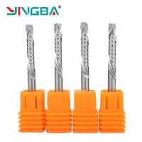 China Yingba Online Wholesale Supplier Tungsten Carbide Single Flute up Down Cut Compression Bit for Acrylic Milling Cutter for sale