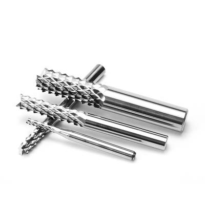 China PCB OEM Cnc  Spiral Router Bit Circuit Boards  Corn Teeth End Mill for sale