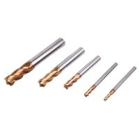 China Manufacturer Solid Ying Alloy 4Flute Spiral Groove Flat Bottom Engraving End Milling Cutter Metal Cutting Cnc Metal Working Bit for sale