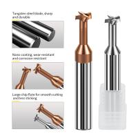 China Solid Carbide Coated 4 Flute T Slot Milling Cutter for Lathe Machine Customizable ODM/OEM Manufacturer's Cutting Steel Aluminum for sale