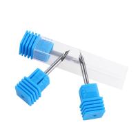 China Manufacturer OEM Customized Single Flute Spiral Carbide End Mill 3.175 CNC Milling Cutter for Acrylic PC Board Aluminum & Steels for sale