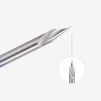 China Manufacturer OEM Customized Single Flute Spiral Carbide End Mill 3.175 CNC Milling Cutter for Acrylic PC Board Aluminum & Steels for sale