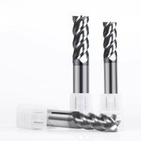 China Wholesale CNC Ying Metal Four Blade Four Slot Metal Milling Cutter Used for Metal Material Processing 45° for sale