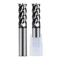 China Wholesale Four Blade Four Slot Metal Milling Cutters for Metal CNC Machining 45° for sale